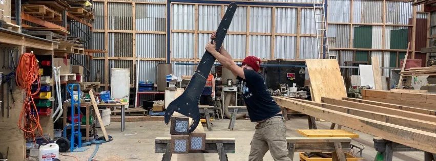 Sometimes you just need a giant spanner. - Clark + Granger | Building ...